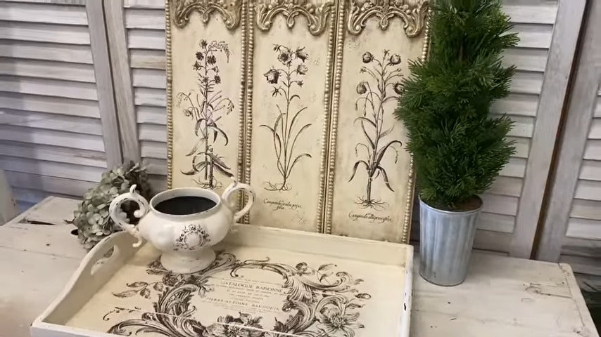 Transforming French Country Thrift Flips into Beautiful Art – IOD Public