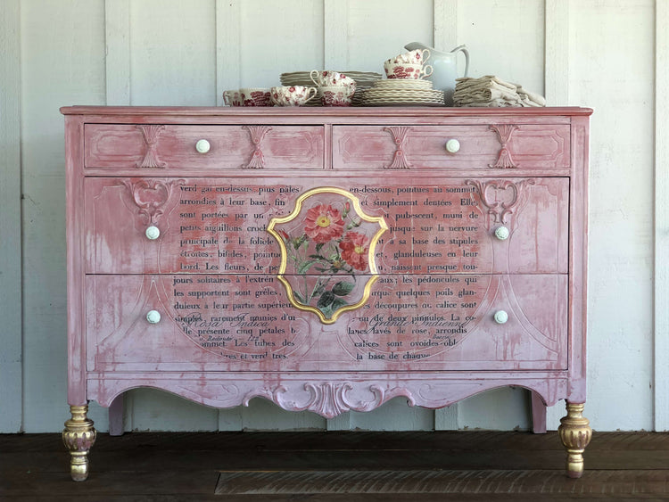 DIY Pretty in Pink Dresser Makeover – IOD Public