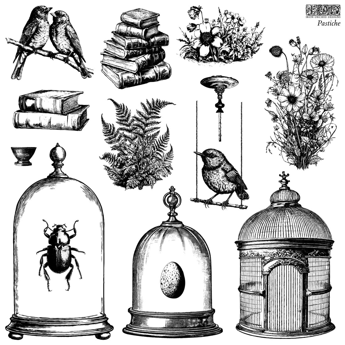 Pastiche 12x12 IOD Stamp™ – IOD Public