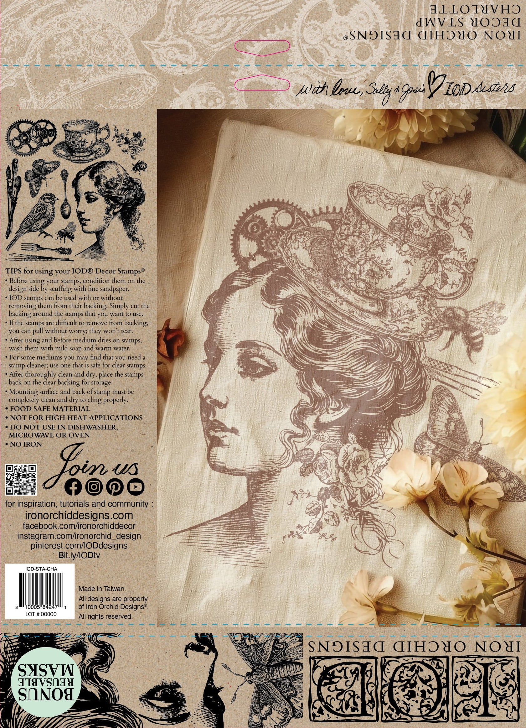 Charlotte 12x12 IOD Stamp™ – IOD Public