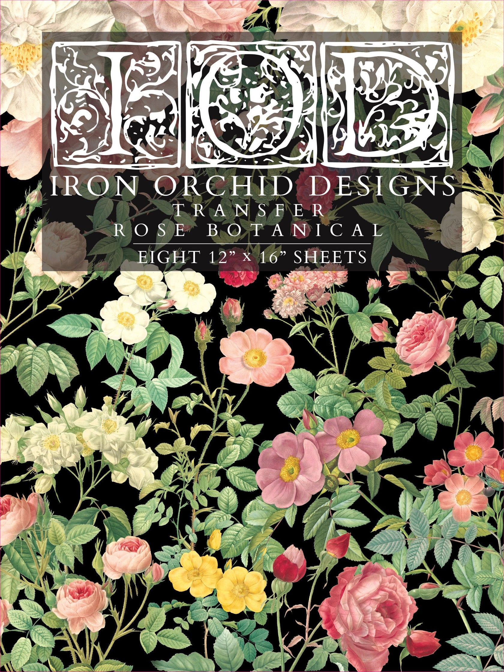 Rose Botanical IOD Transfer 12x16 Pad™ – IOD Public
